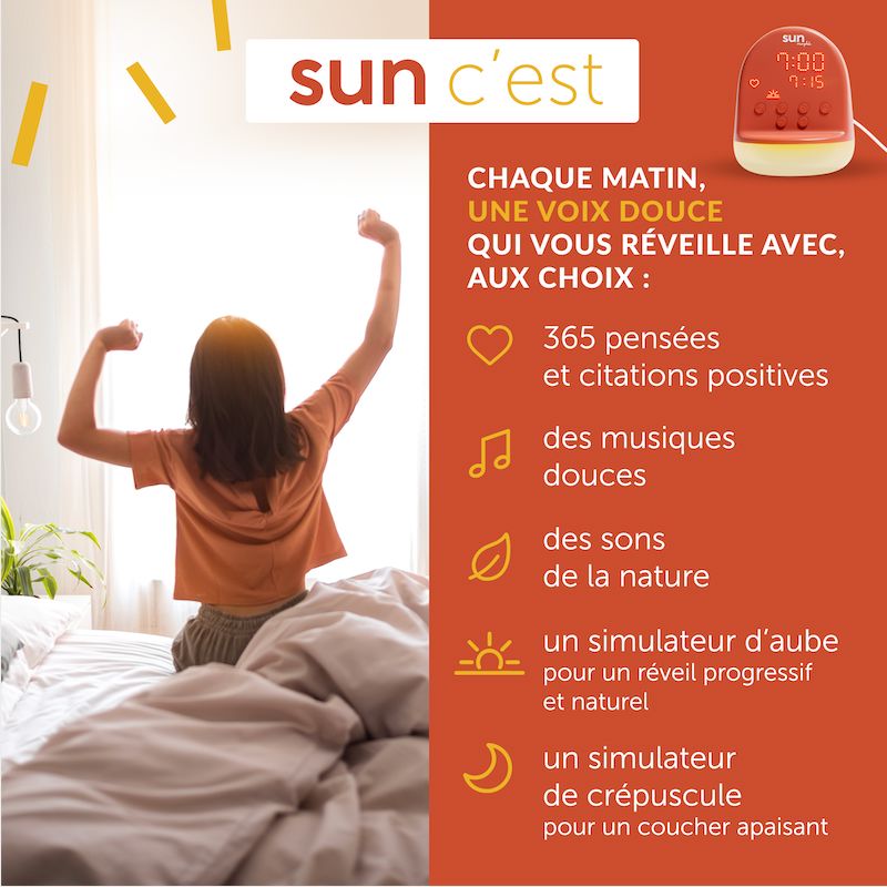 Sun, le réveil qui met de bonne humeur | Morphée – Morphee